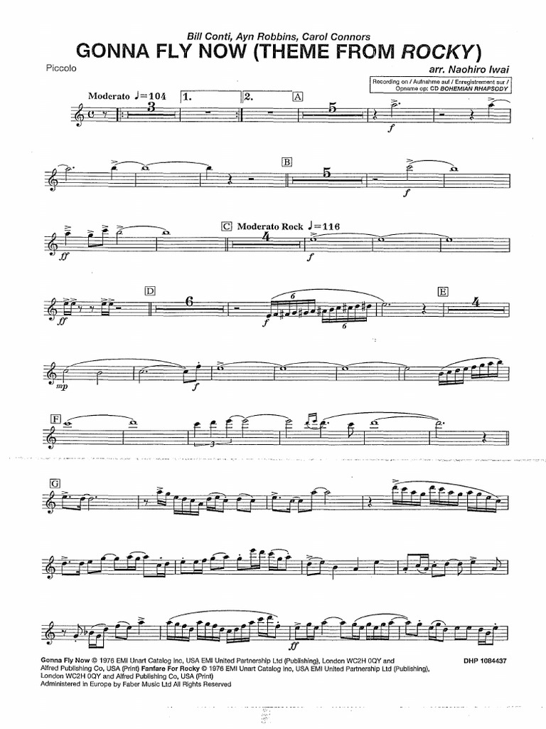 Gonna fly nmow Piccolo | PDF