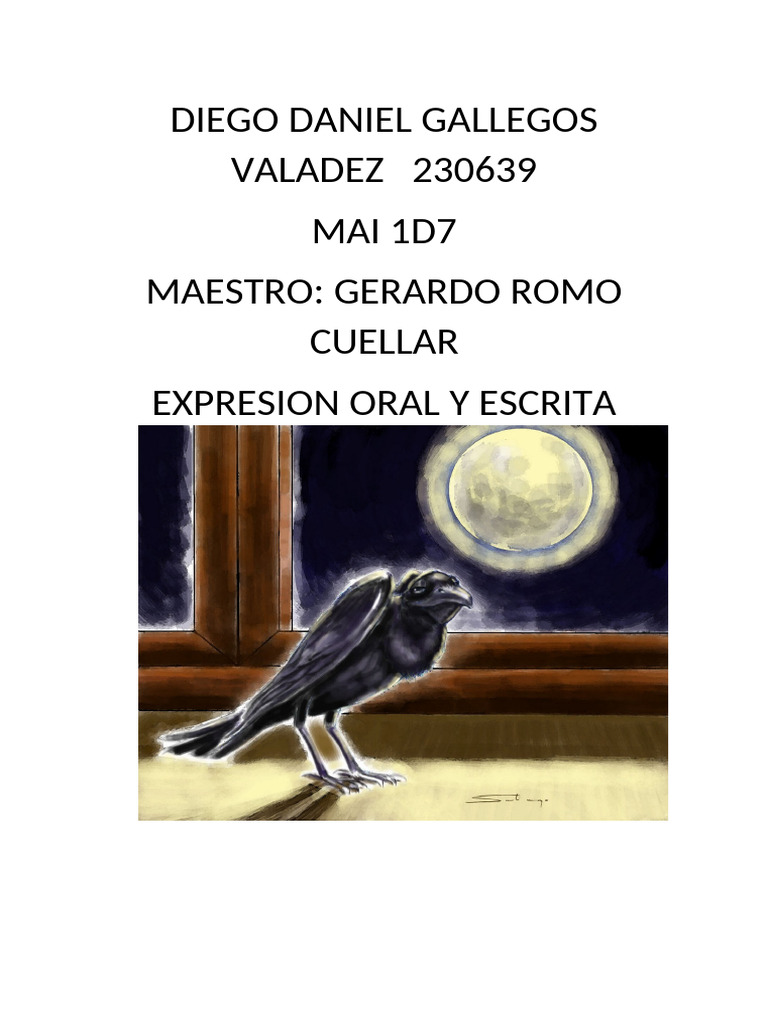 Diego Daniel Gallegos VALADEZ 230639 Mai 1D7 Maestro: Gerardo Romo ...