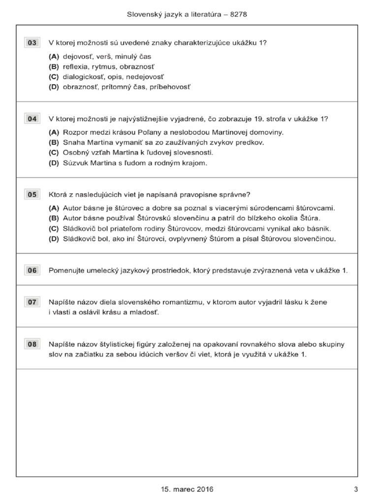 Sládkovič Detvan | PDF