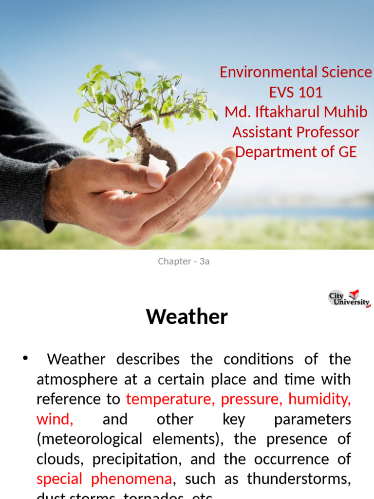 Chapter 3a (1) | PDF | Greenhouse Effect | Climate
