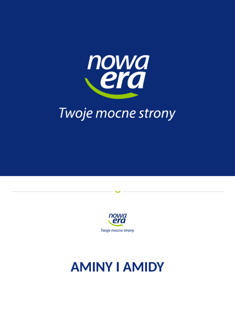 Prezentacja Aminy I Amidy | PDF
