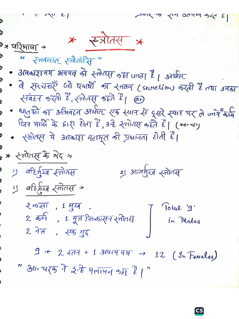 Srotas in Detail | PDF
