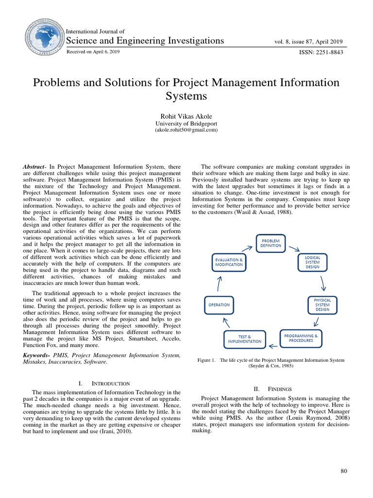 Challenges in Project Management Systems | PDF | Backup | Software