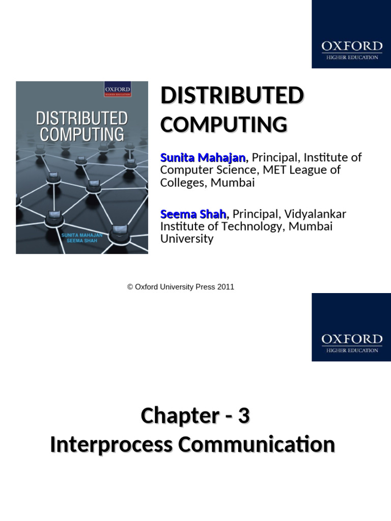 Chapter 3 Interprocess Communication Pdf Multicast Telecommunications