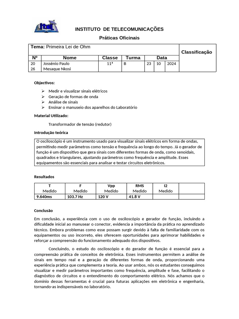 Relatório OCG | PDF