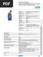 XCKJ167 Limit Switch Data Sheet | PDF | Technology & Engineering