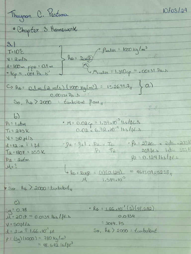 Chapter 3 Homework 1 | PDF