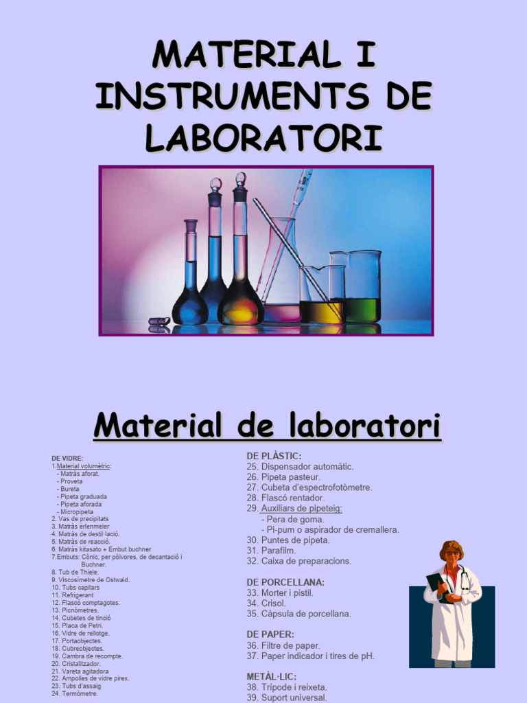 Material de Laboratori | PDF