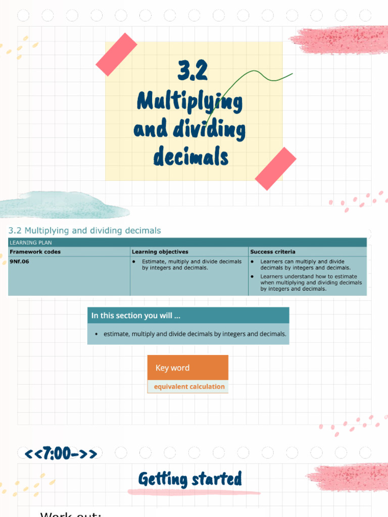 Kami Export - ? Unit 3 - Decimals, Percentages and Rounding - II | PDF