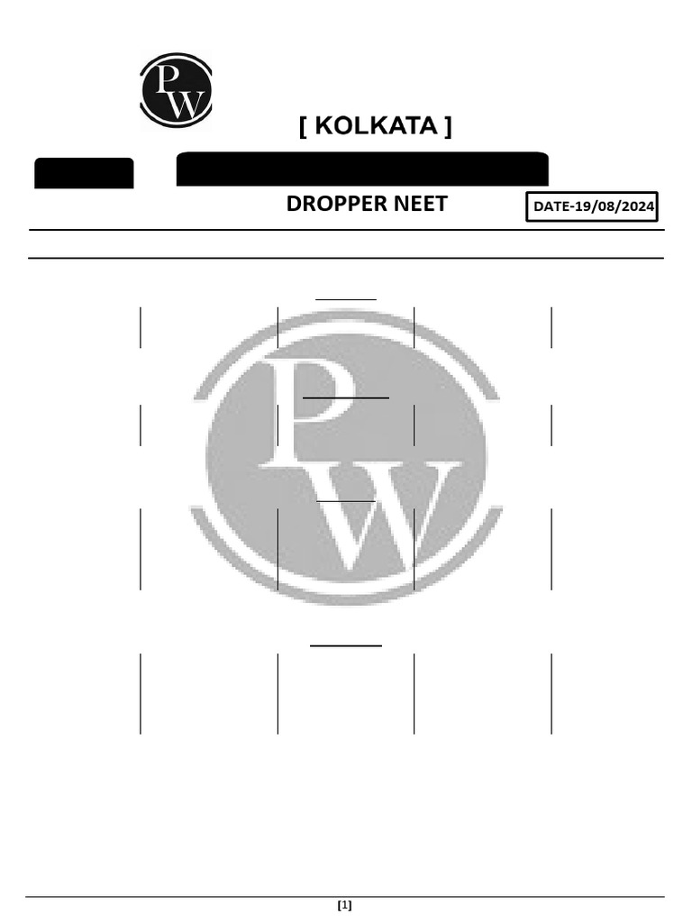 66c31edb3e868e5ab8d46760 - ## - Phase-2 - Pre-Milestone - Dropper NEET - Solution Paper | PDF ...