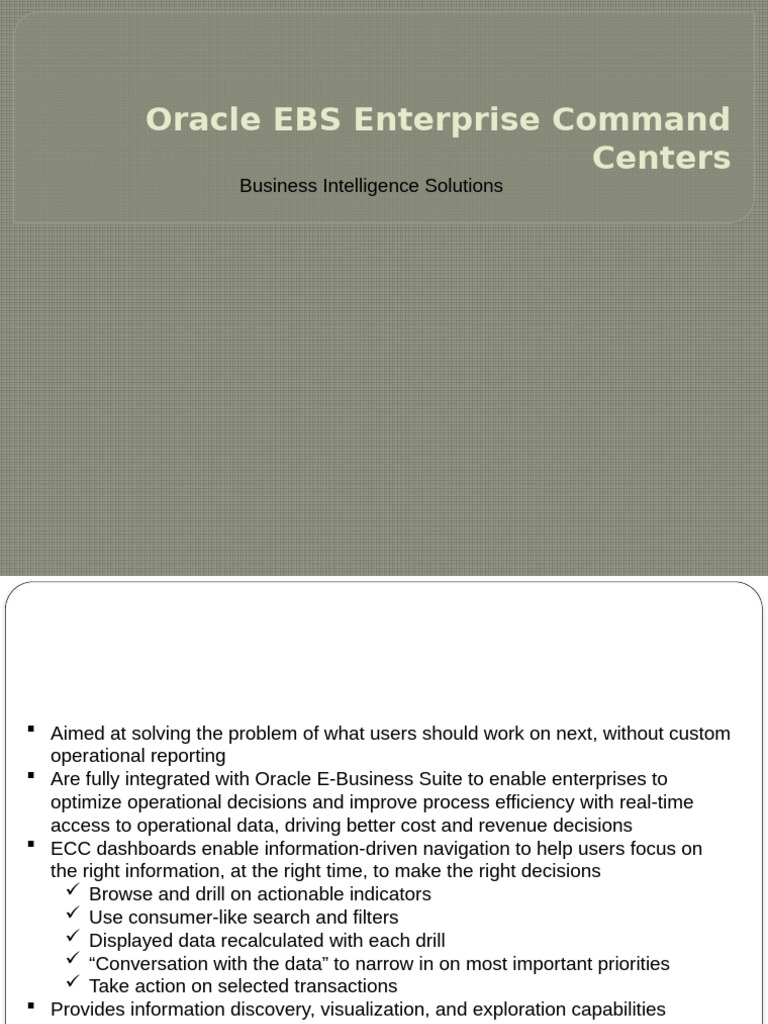 EBS ECC v1.1 | PDF | Databases | Procurement