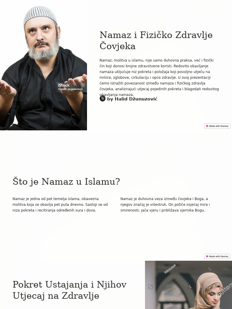 Namaz I Fizicko Zdravlje Covjeka | PDF