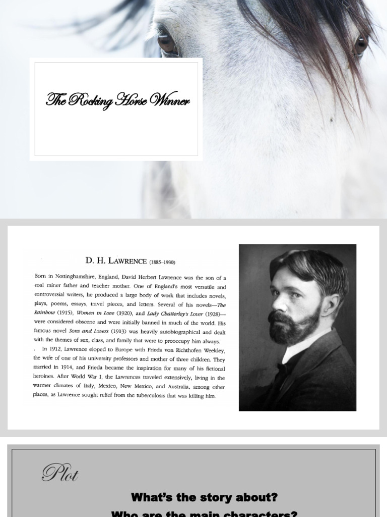 Analysis of "The Rocking Horse Winner" | PDF