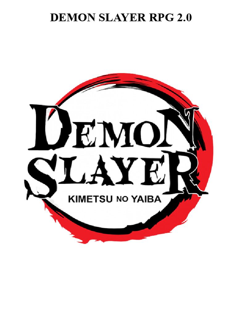 Demon Slayer RPG 2.0 | PDF | Jogos de RPG | Humano
