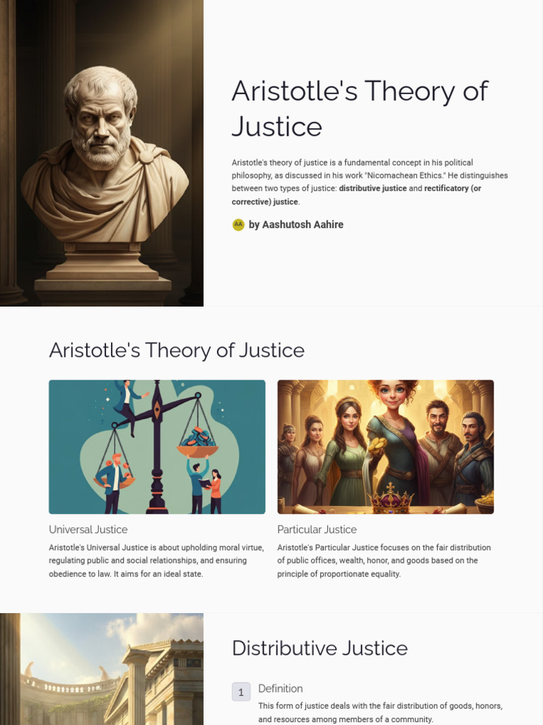 Aristotles-Theory-of-Justice_copy | PDF | Justice | Crime & Violence