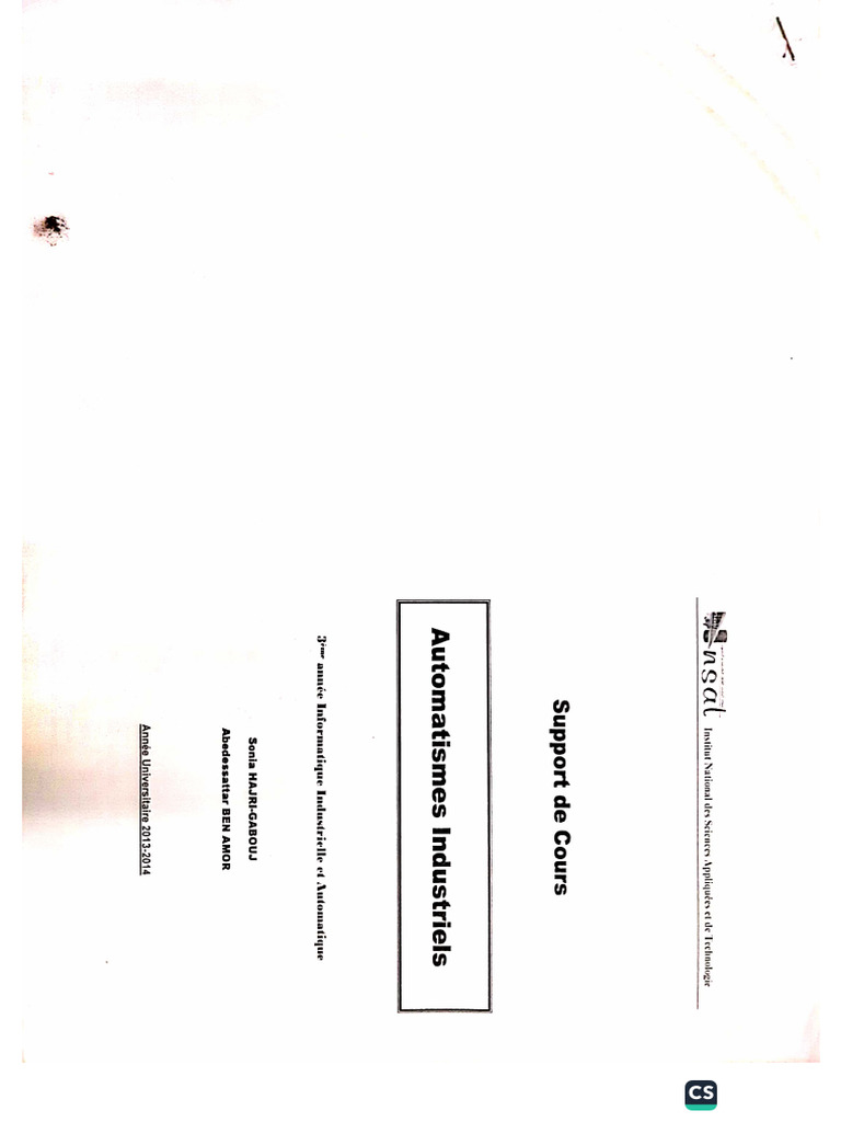 Cours automatique Complet | PDF