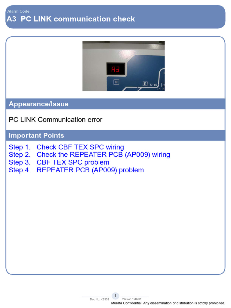 A3 Pc-Link Alarm | PDF