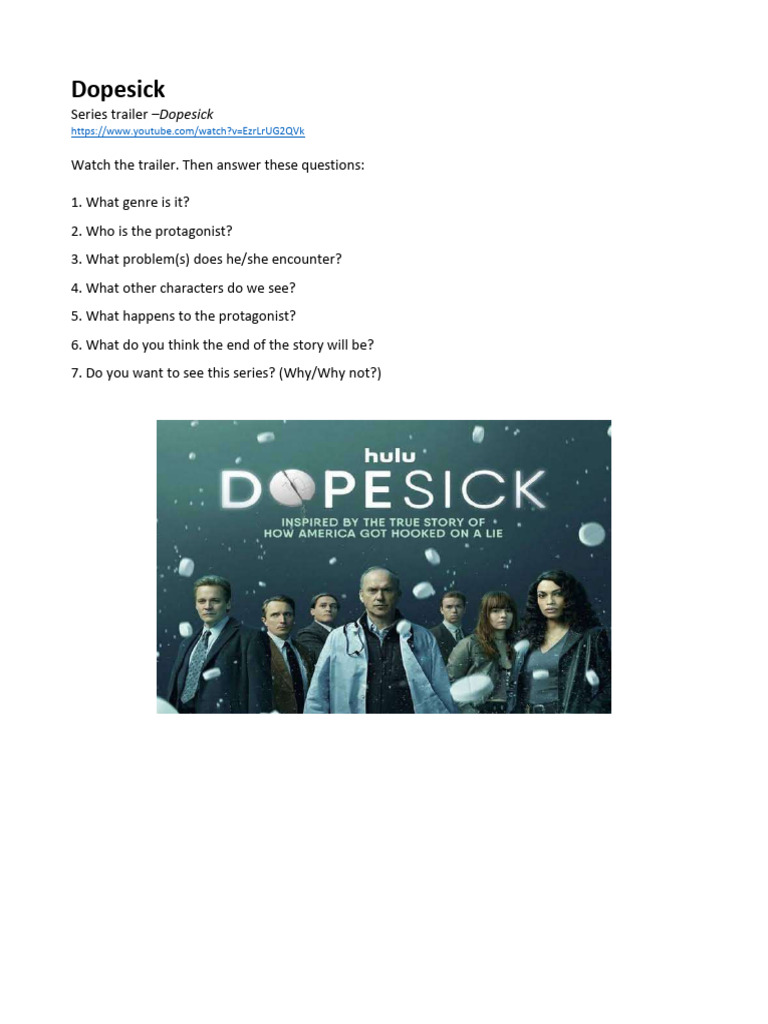 107 OM Razones Por Las Que Ver Dopesick - Final | PDF | Ciencias de la Salud | Drogas Psicoactivas