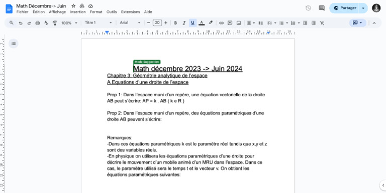 Math Décembre - Juin - Google Docs | PDF