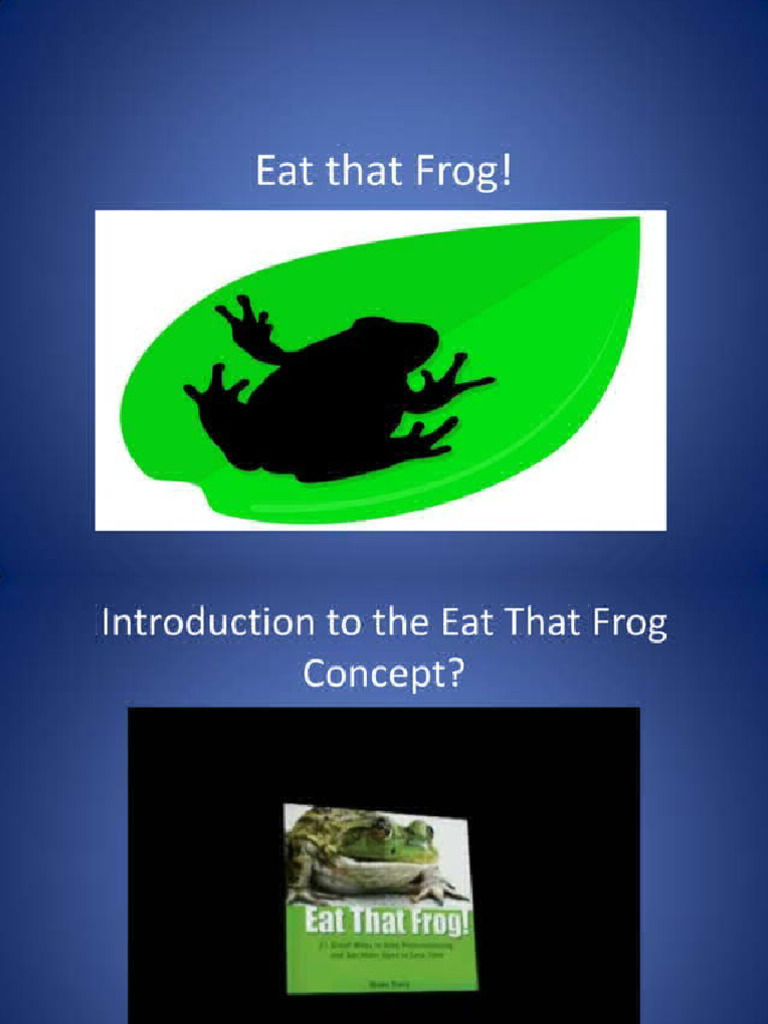 eat that frog | PDF