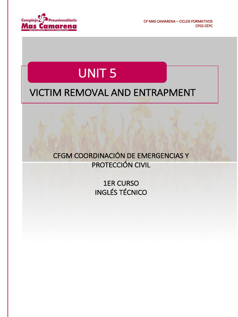 Ud 5. Victim Removal and Entrapment | PDF