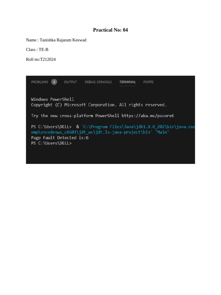 Practical No 4 | PDF