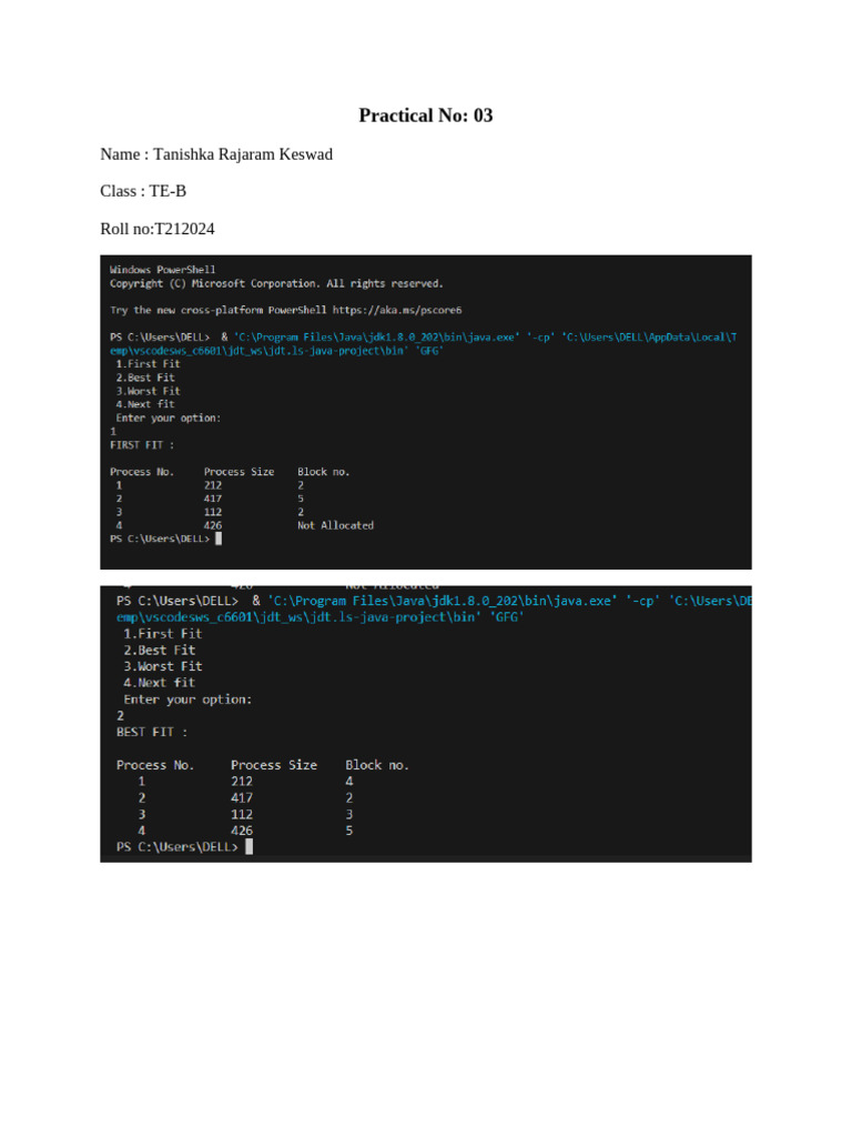 Practical No 3 | PDF