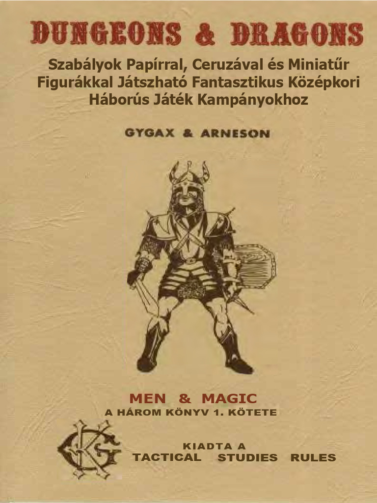 Original Dungeons and Dragons Men & Magic (HUN) | PDF