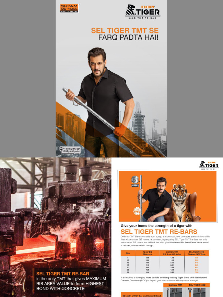 Sel Tiger TMT Quality Brochure PDF | PDF