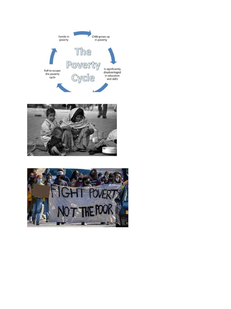 Poverty Depicting Picture | PDF
