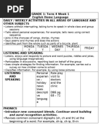 Lesson Plans EFAL Grade 2 Term 2 | PDF | Phonics | Vocabulary