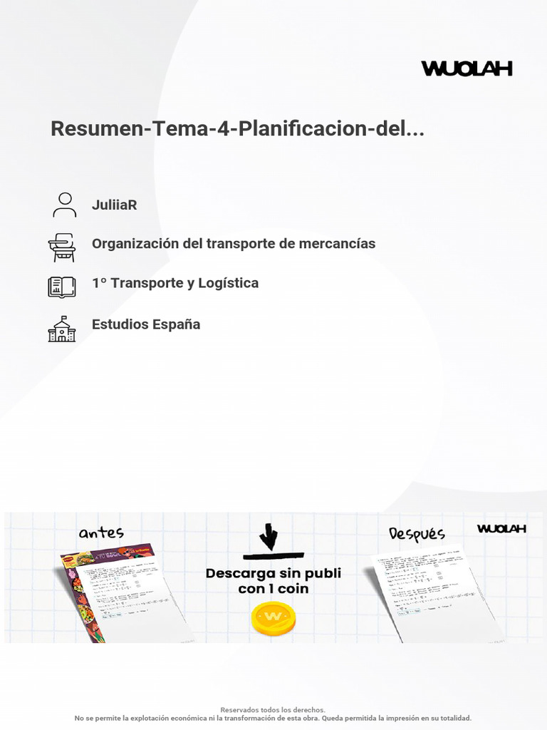 Tema 4 OTM | PDF | Transporte | Planificación