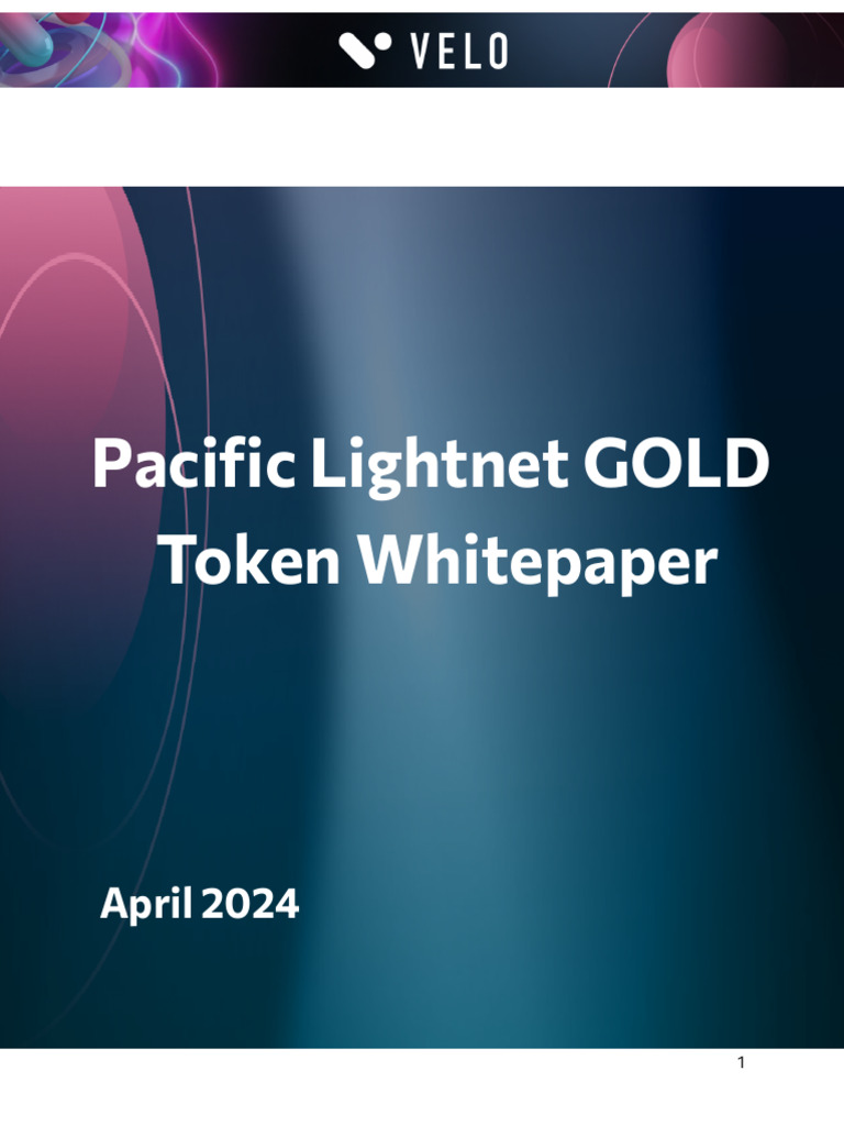 6629e638c8a56b1b7ebfdc25_Gold Token Whitepaper_final | PDF | Cryptocurrency | Gold
