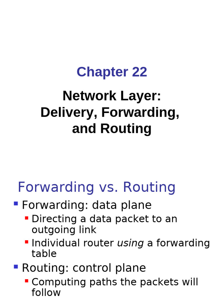 Unicast Routing Pdf Routing Computing