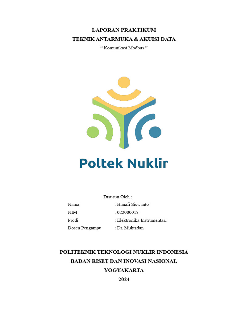 Hanafi Siswanto Laprak Modbus Prak Takad Pak Tadan | PDF
