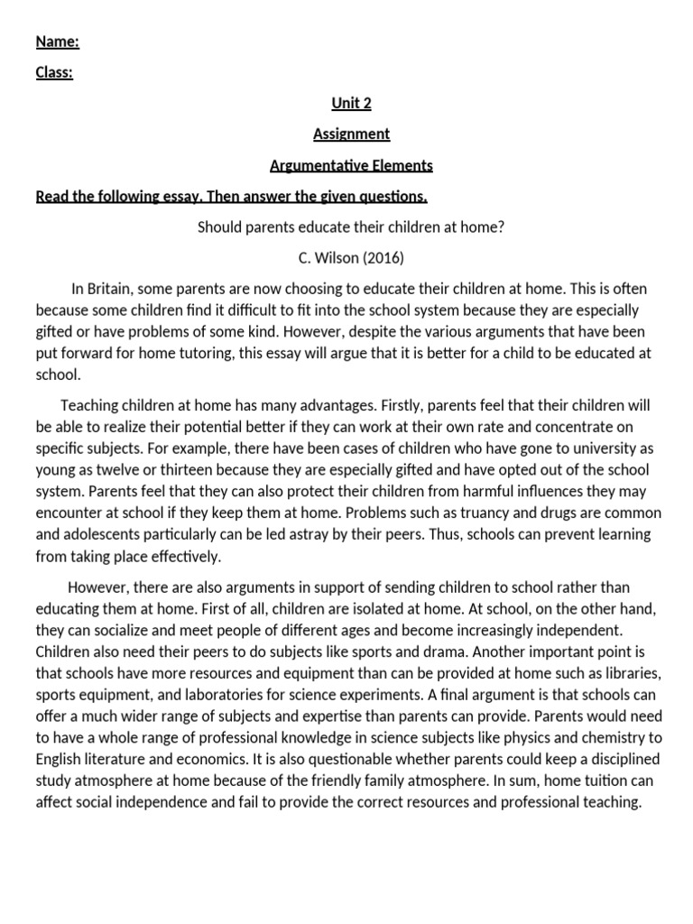 Unit2-The Metamorphosis-Argumentative Assignment | PDF | Science