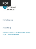 Mark Scheme (Results) January 2025: Pearson Edexcel International Advanced Level in Pure ...