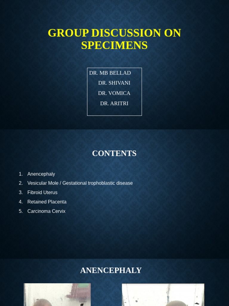 SPECIMEN PPT UG (Auto-Saved) (Autosaved) | PDF | Cervical Cancer ...