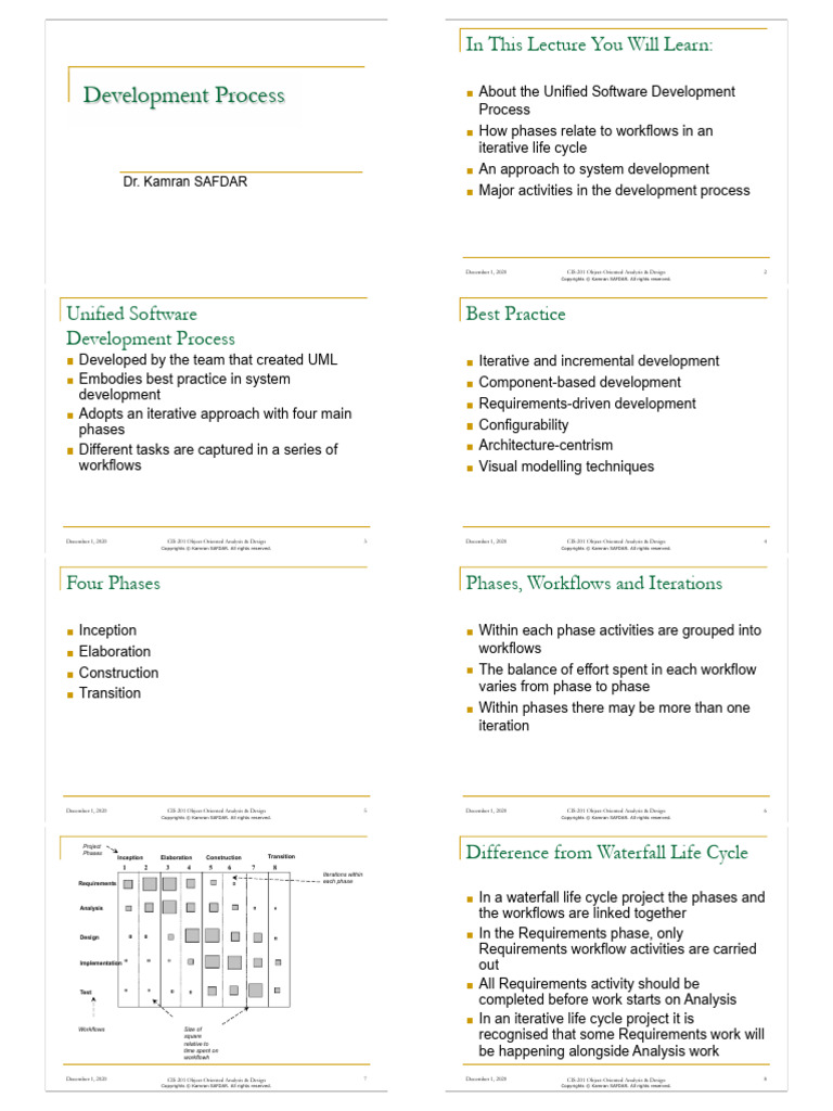 09 Unified Process Multi | PDF | Software Development Process | Systems Architecture