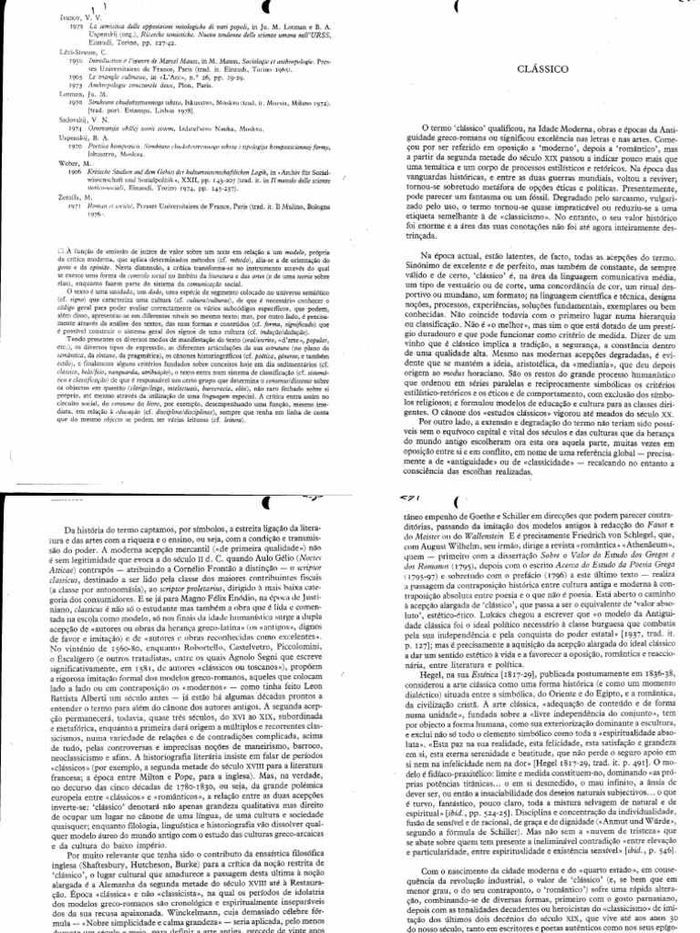 Franco Fortini Classico | PDF