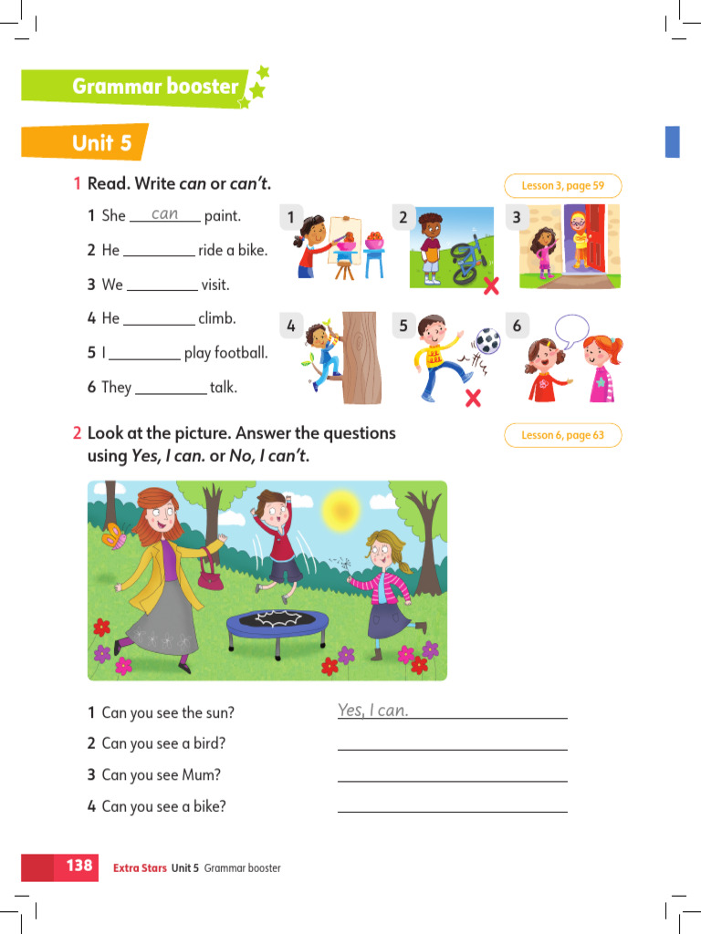 Unit 5 Grammar Booster | PDF