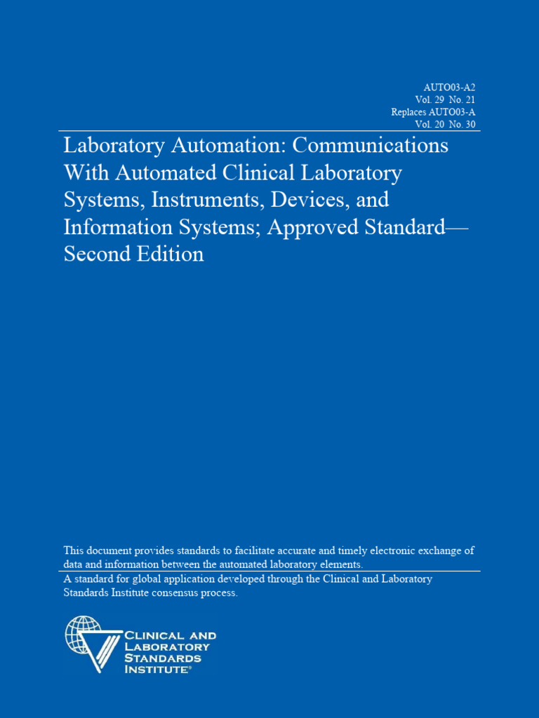 AUTO03-a2 | PDF | Medical Laboratory | Quality Management System