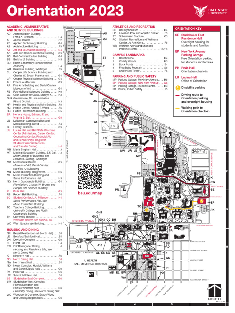Orientation 2023 Confirmation Map | PDF