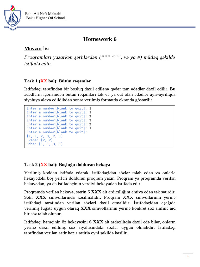 HW6 Updated 1 | PDF