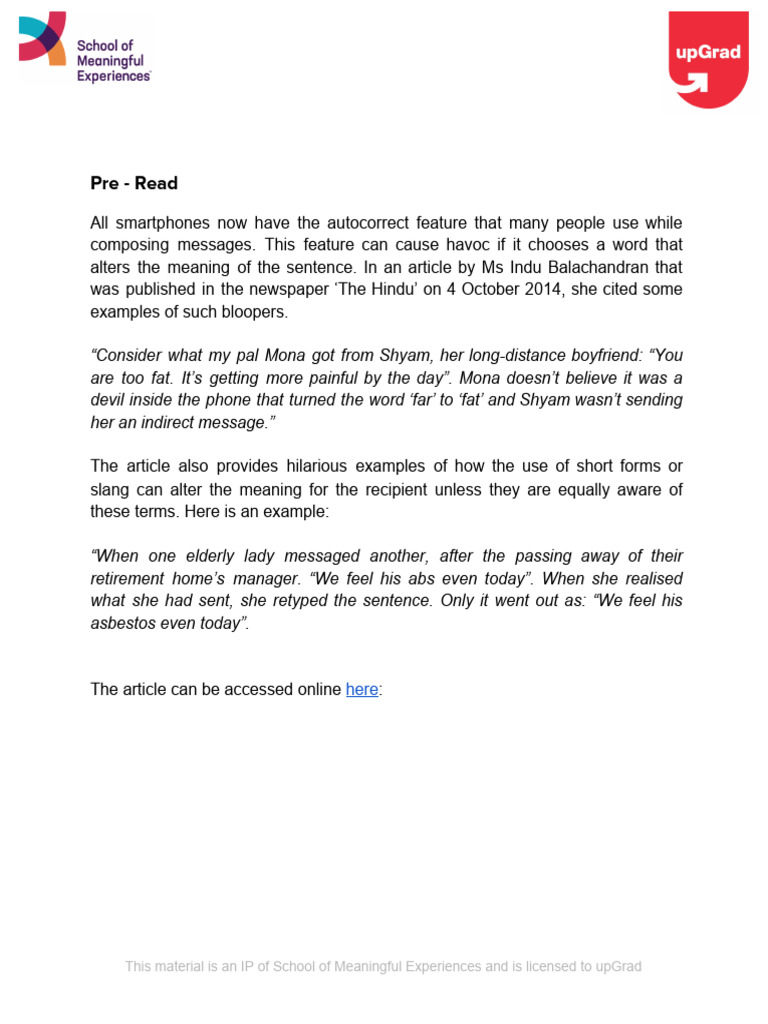 Pre - Work Module 2 Session 2 | PDF