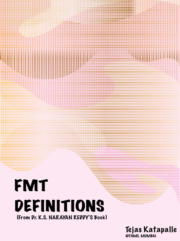 FMT DEFINITIONS | PDF