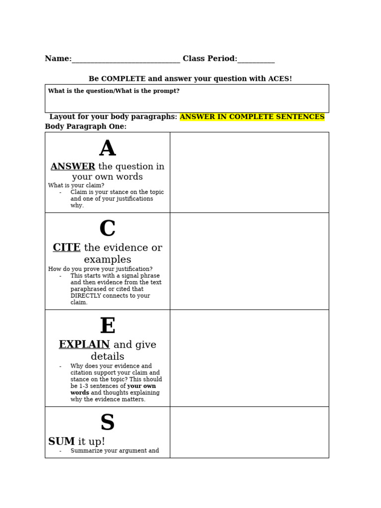 Melanie Lutsyk - ACE Document | PDF