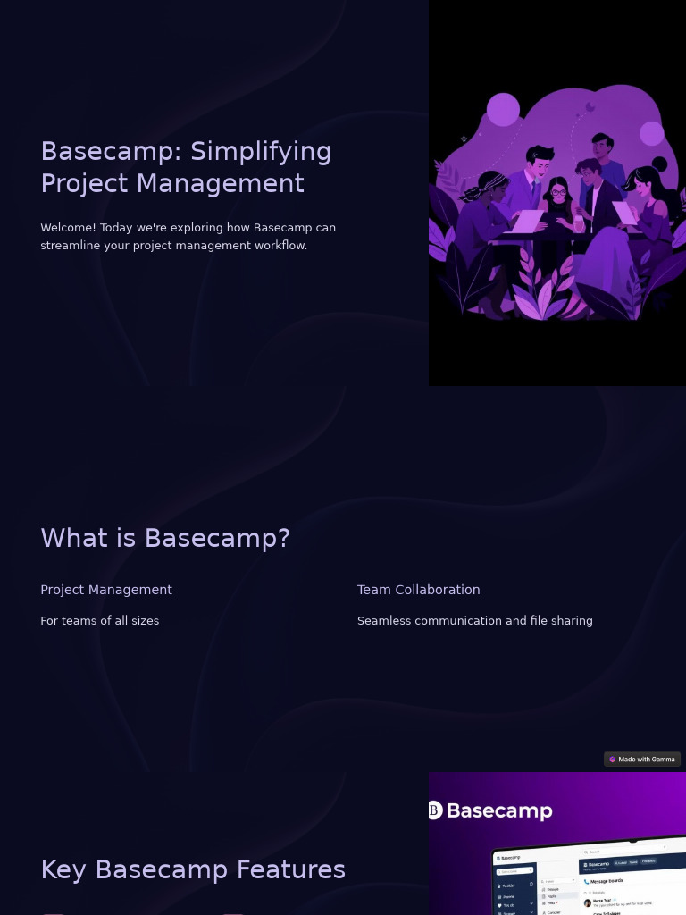 Basecamp Simplifying Project Management | PDF