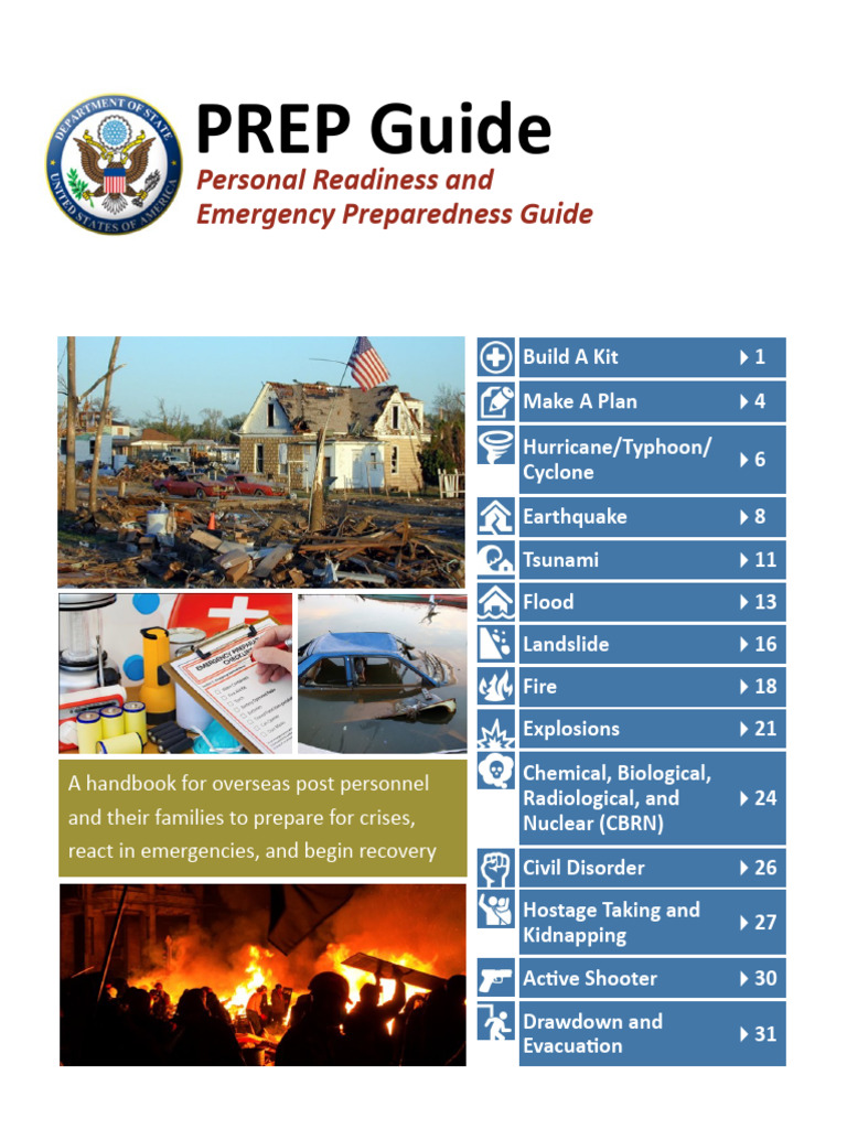 Emergency Preparedness Guide | PDF | Tsunami | Tropical Cyclones
