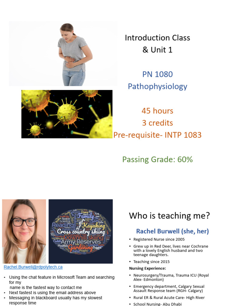 Pathophysiology Course Overview | PDF | Clinical Medicine | Health Sciences